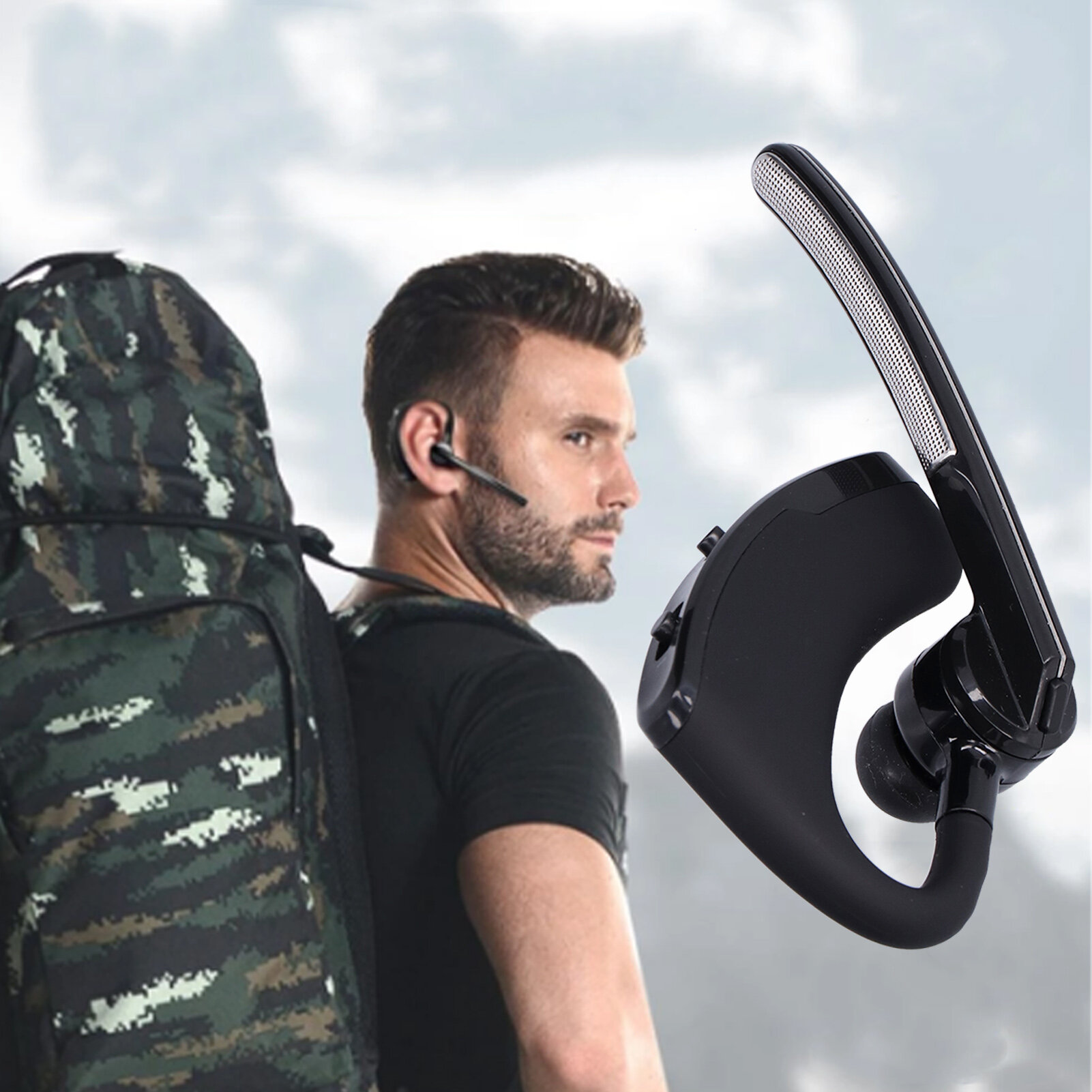 Гарнитура Walkie Talkie PTT Беспроводные наушники Bluetooth 4.0 с портом типа K для Baofeng TYT PUXING