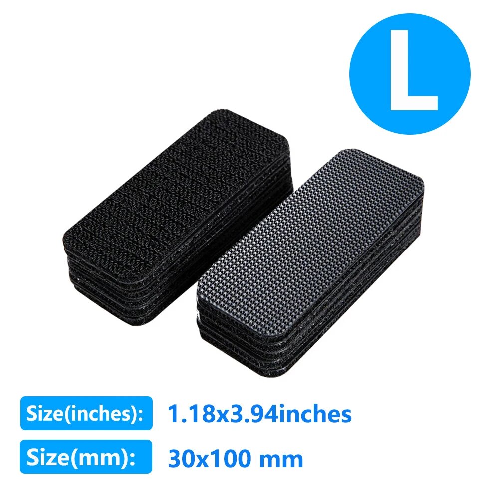 Сверхпрочная двусторонняя липучка ZMS065 30x100mm Rectangle L, 10 Pair