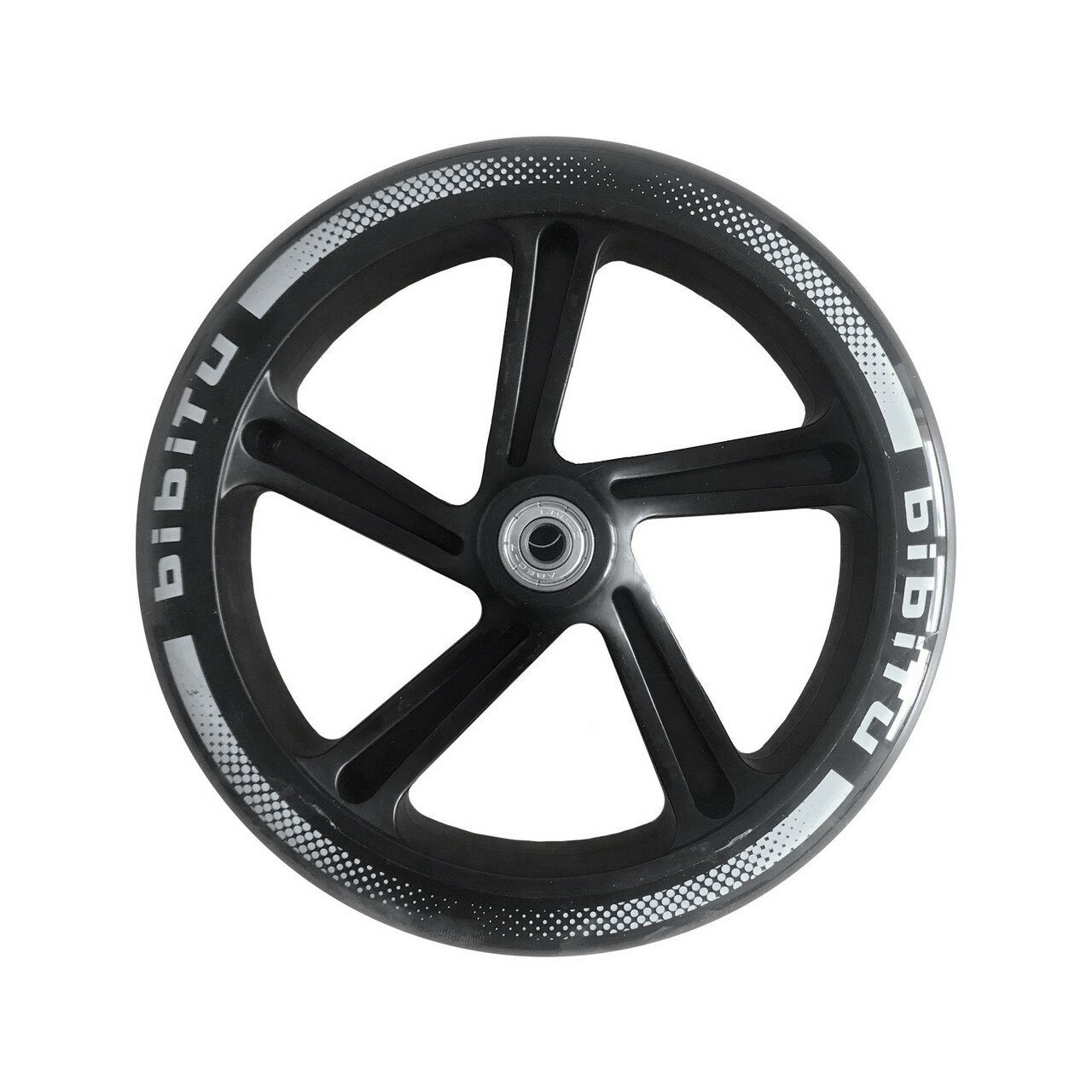 Колесо для городского самоката BiBiTu "200*37мм + Abec-7" - Black