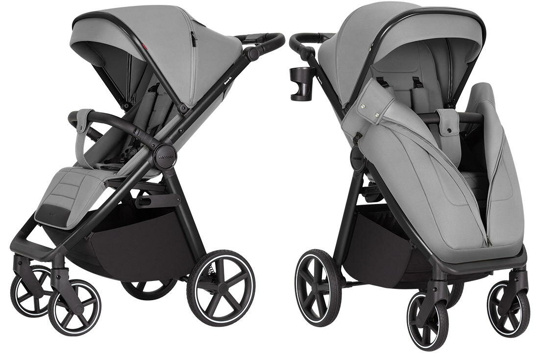 Прогулочная коляска Carrello Bravo SL Black Frame CRL-5520/2025 Shuttle Grey