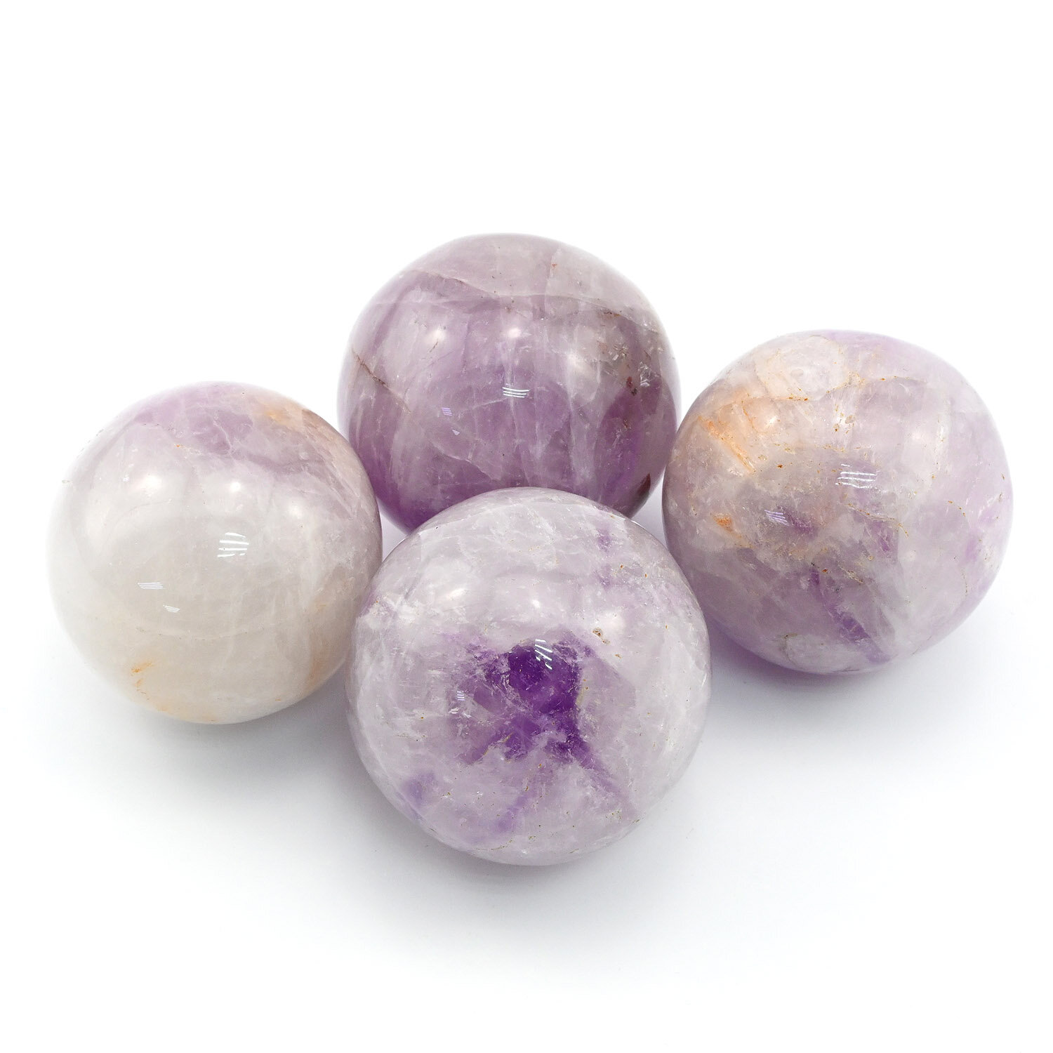 Шар из аметиста, диаметр 52-54мм, 210гр, сорт 2 .