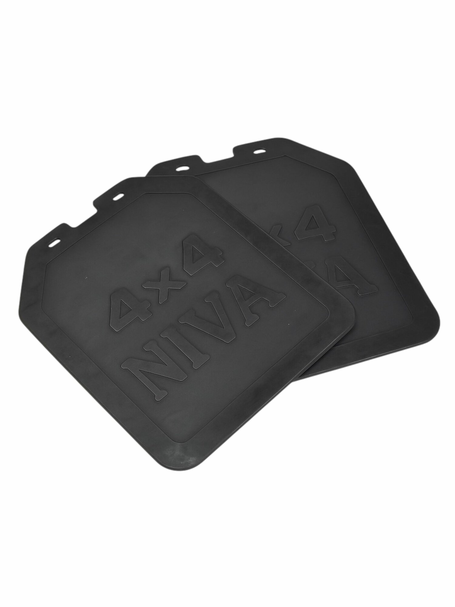 Брызговик, черный, задний, для LADA 4x4 Urban, комплект крепежа, 2 шт.