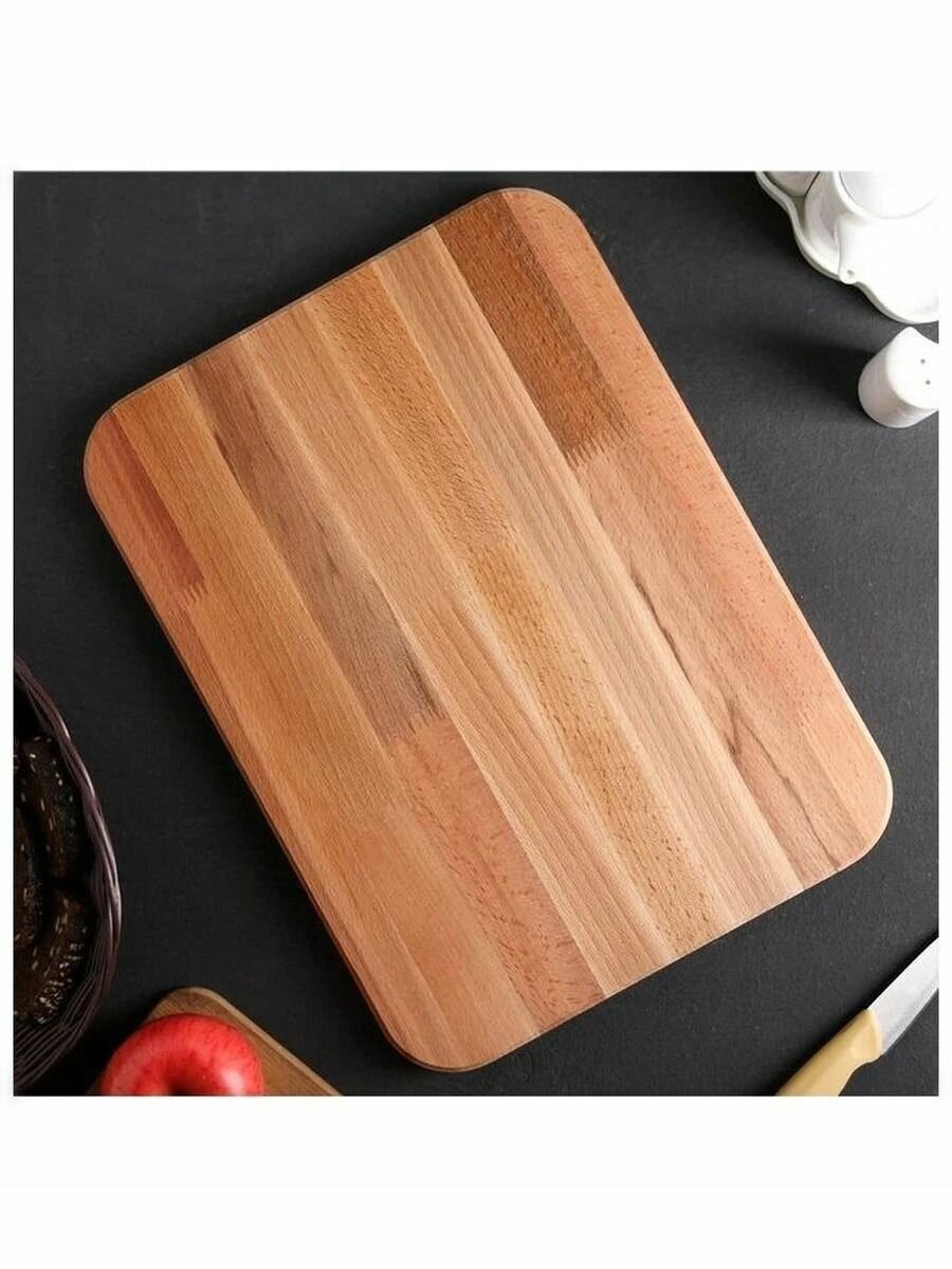 Доска массив №3 разделочная 29*35*3см