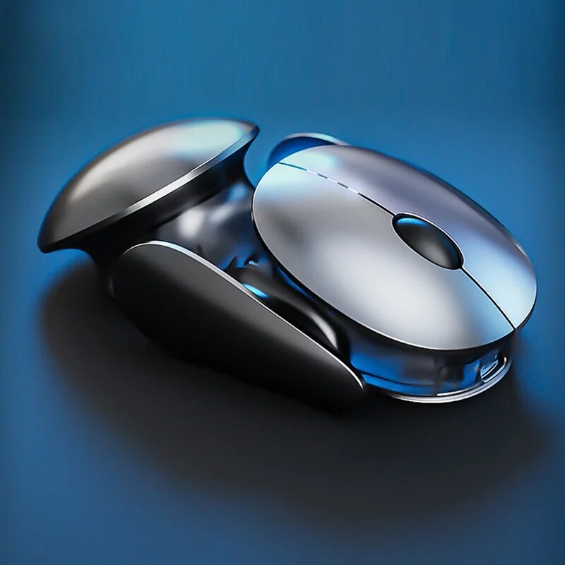 CHYI X2 Металлическая беспроводная игровая мышь красная Black Mouse