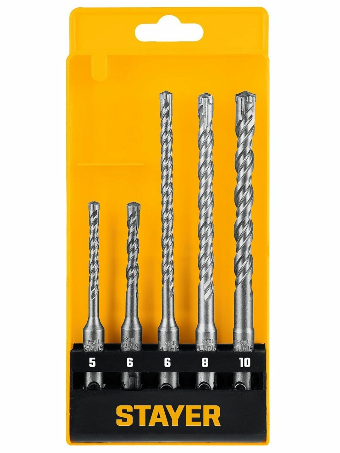 Набор буров SDS-plus четырехрезцовых STAYER HERCULES-4Х 5шт 29290-H5