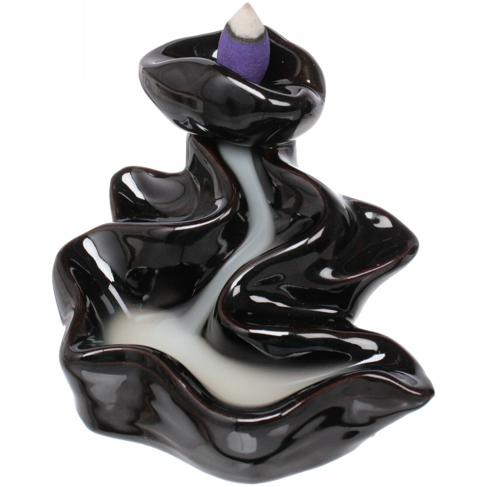 Подставка для благовоний "Горная река", керамическая стелющийся дым