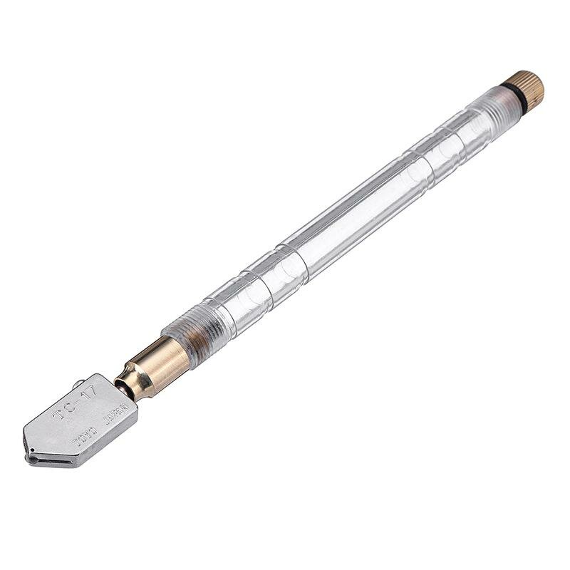 Шт. TC-17 Пластиковая ручка Прямой режущий инструмент Самосмазывающийся стеклорез TOYO