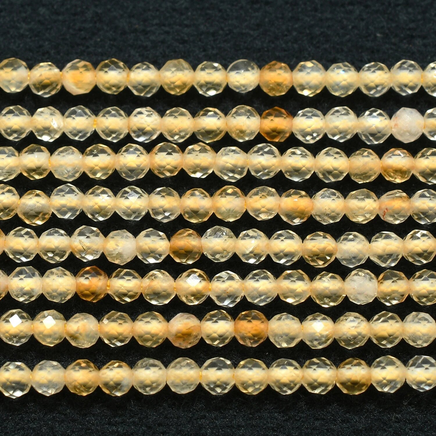 GENUINSTONE Бусины из цитрина 2,4 мм