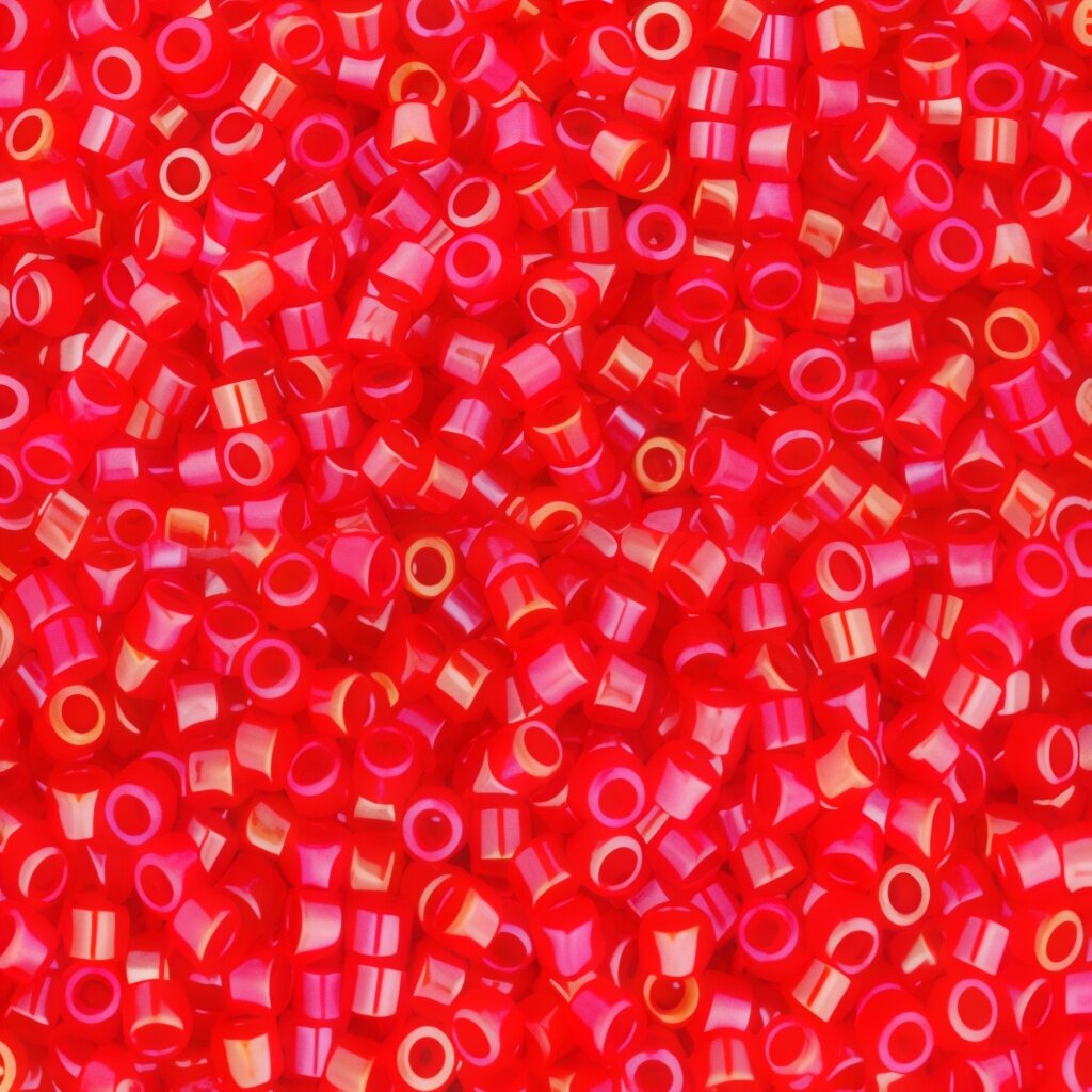 Бисер TOHO цилиндрический, размер 11/0, цвет #798 (Окрашенный изнутри, сиам/светлый топаз), 10 грамм