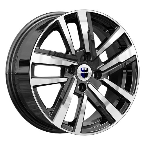 Колесный диск K&K Хант 6x15 4*100 ET46 DIA54.1 Алмаз черный
