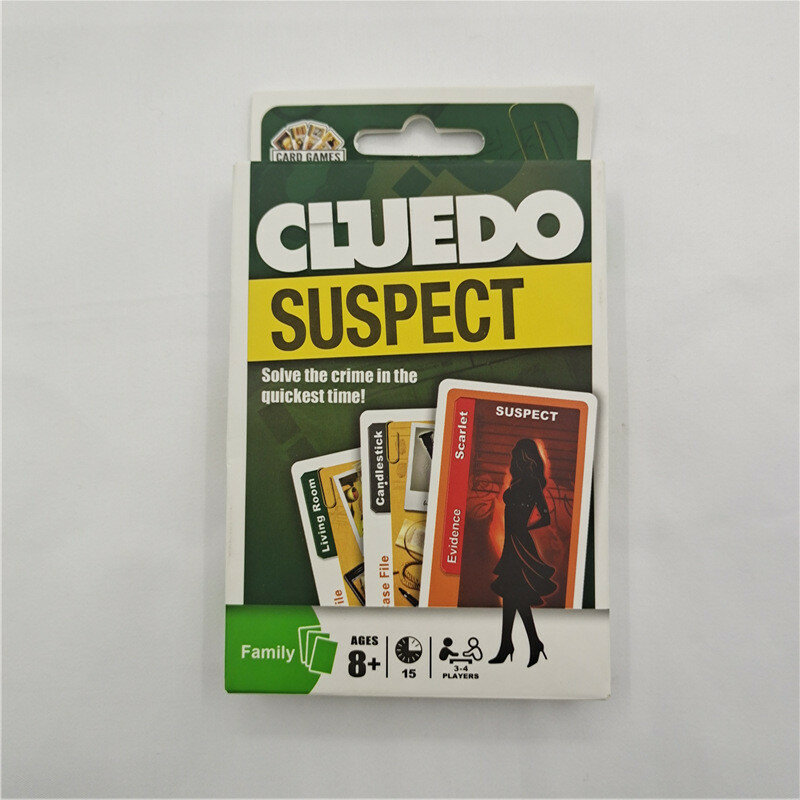 Cluedo настольная игра детектив головоломка карты с сенсорными и координационными функциями для семейного развлечения