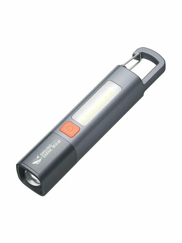 Фонарик-прожектор, с крючком, 15.6см, 1200mAh, с регулировкой угла освещения