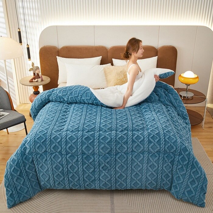 Одеяло, стеганое, кашемировое, 180х220 см, 3 кг