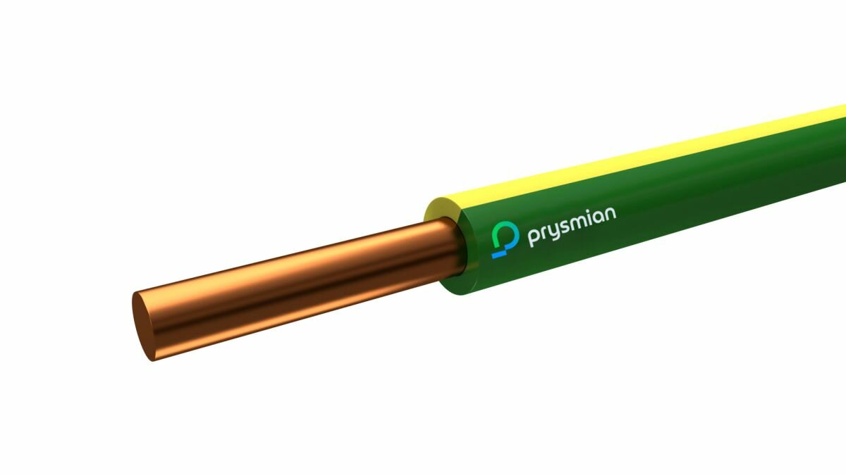 Провод ПуВнг(А)-LS 1х10 450/750В Ж/З (м) РЭК-PRYSMIAN 0601080301