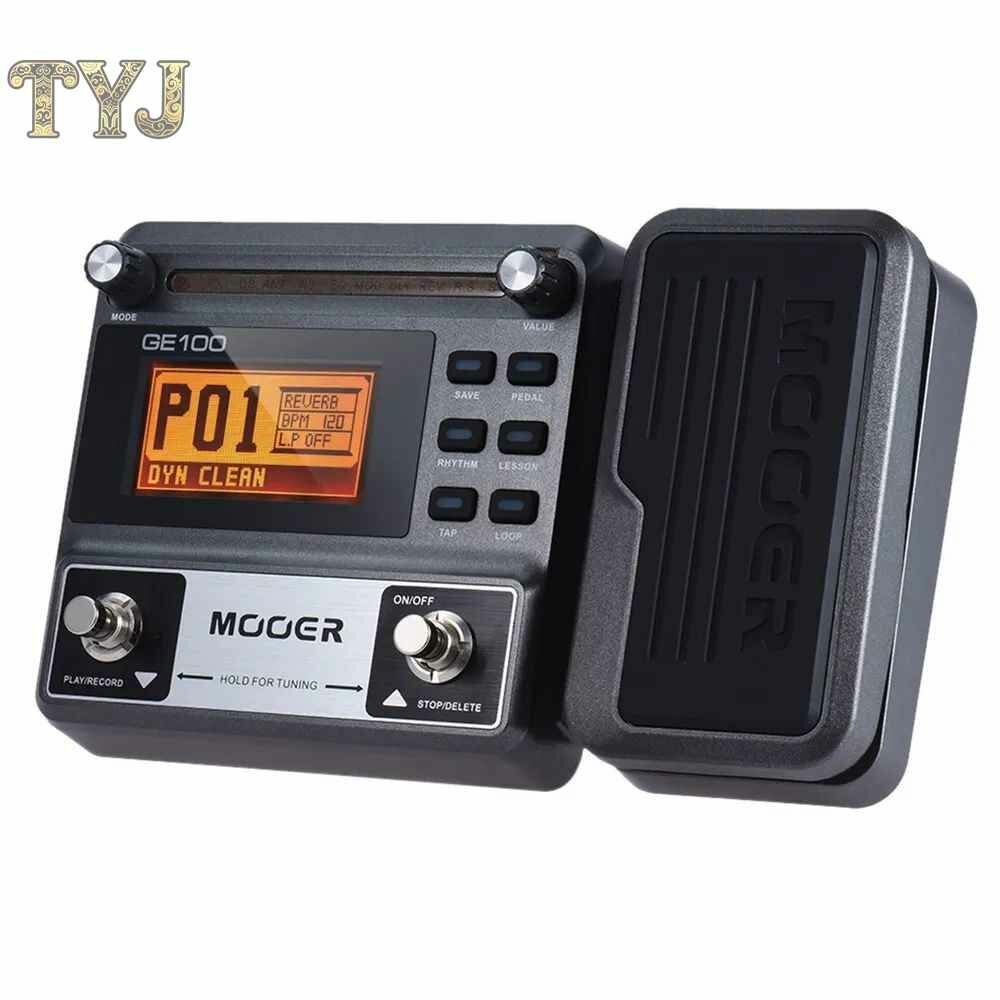 Гитарный мультиэффектный процессор MOOER GE100 Педаль эффектов с циклической записью (180 секунд)