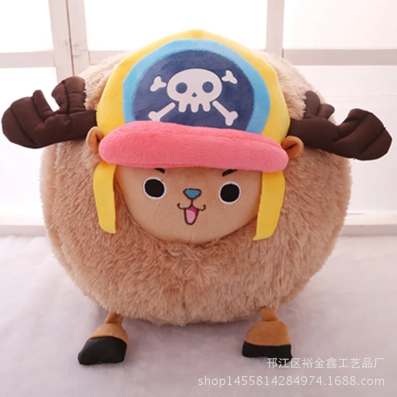 Bandai One Piece Чоппер плюшевая игрушка Подушка Шар-Овца с трансформацией Чоппа – аниме Одной Пiecы, мягкий подушка-ошибка, декоративный аксессуар YMING