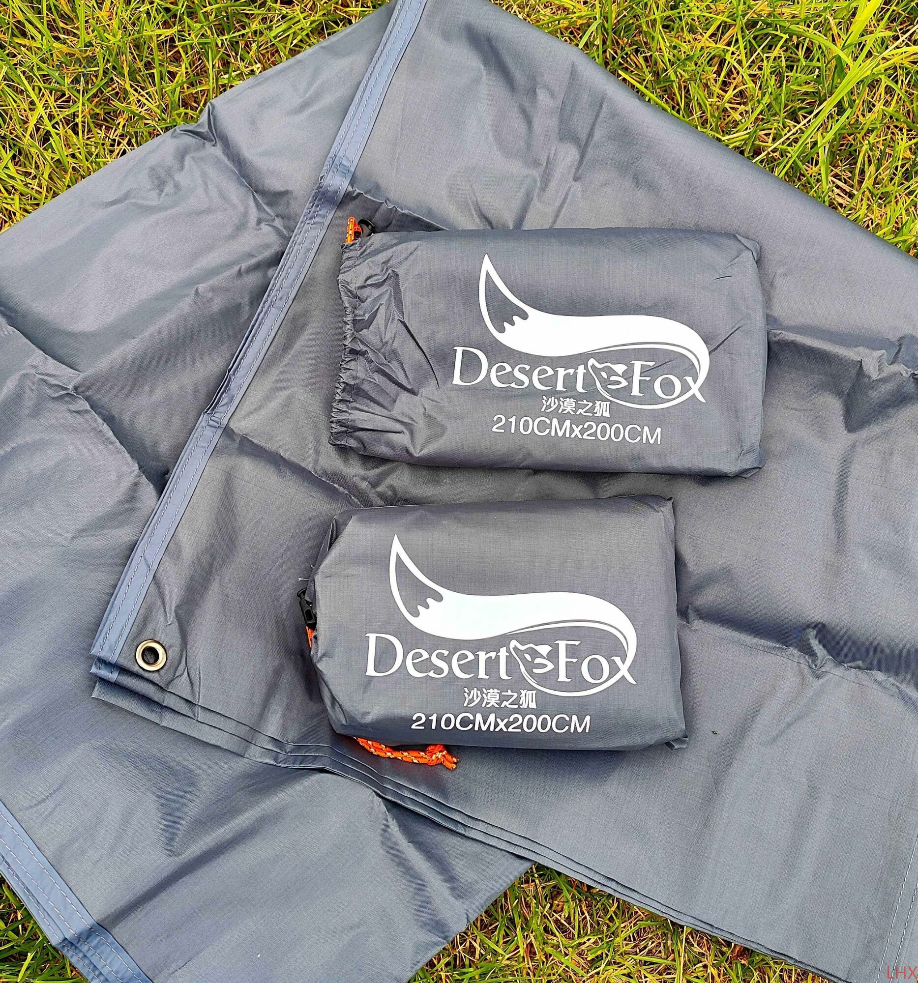Футпринт для палатки Desert Fox 210x200 см защита от грязи, дождя и износа, подстилка под палатку, походный тент и пляжный коврик