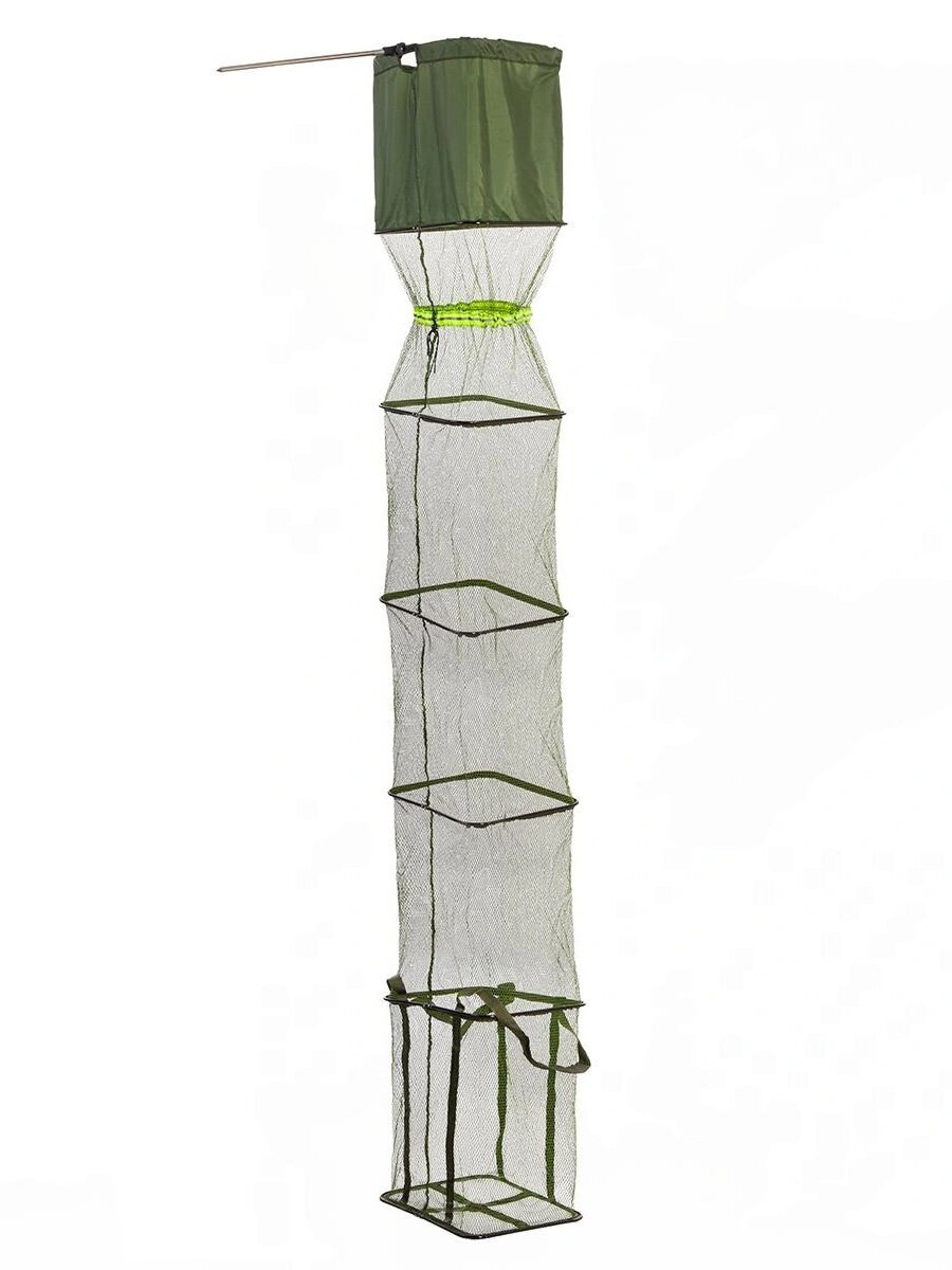 Садок Helios спортивный, прямоугольный 32х42 см, 6-ти секционный, длина 3м (HS-CS-300)