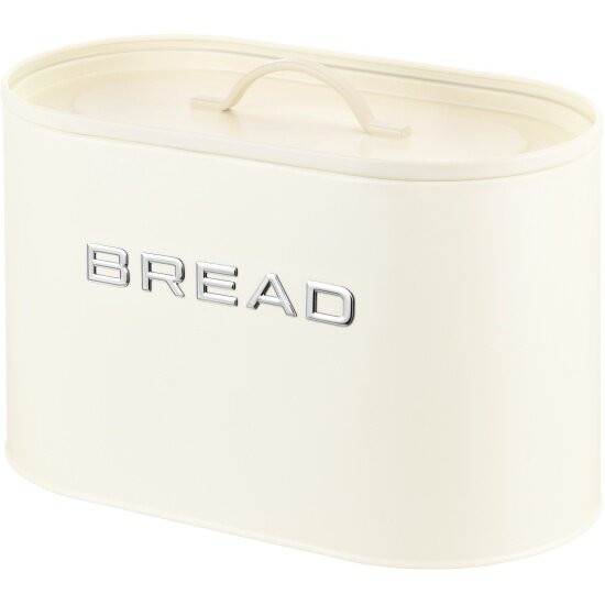 Хлебница Elan Gallery "BREAD" 33.5х18х22.5 см, с крышкой, металл, молочный (240617)