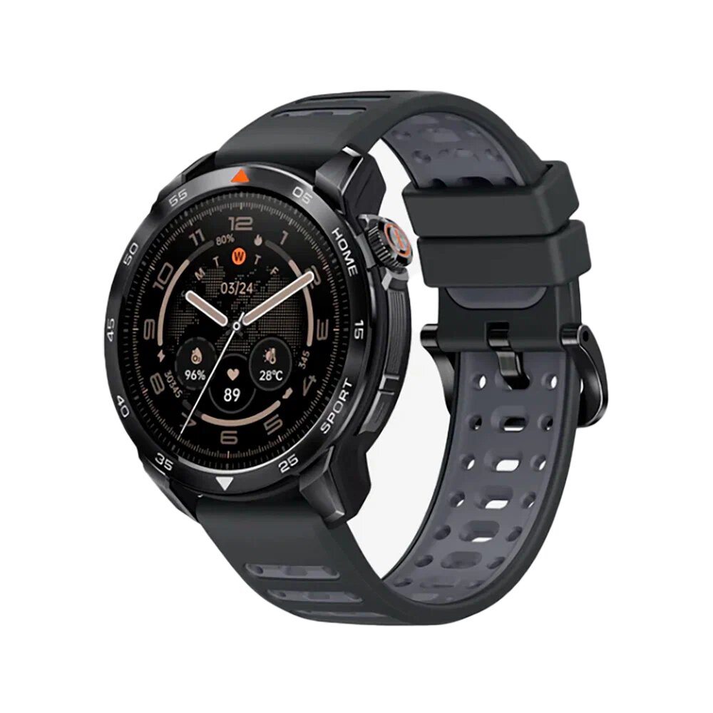 Смарт-часы Mibro GS Pro2, влагозащита 5 АТМ, AMOLED-экран, темно-серый