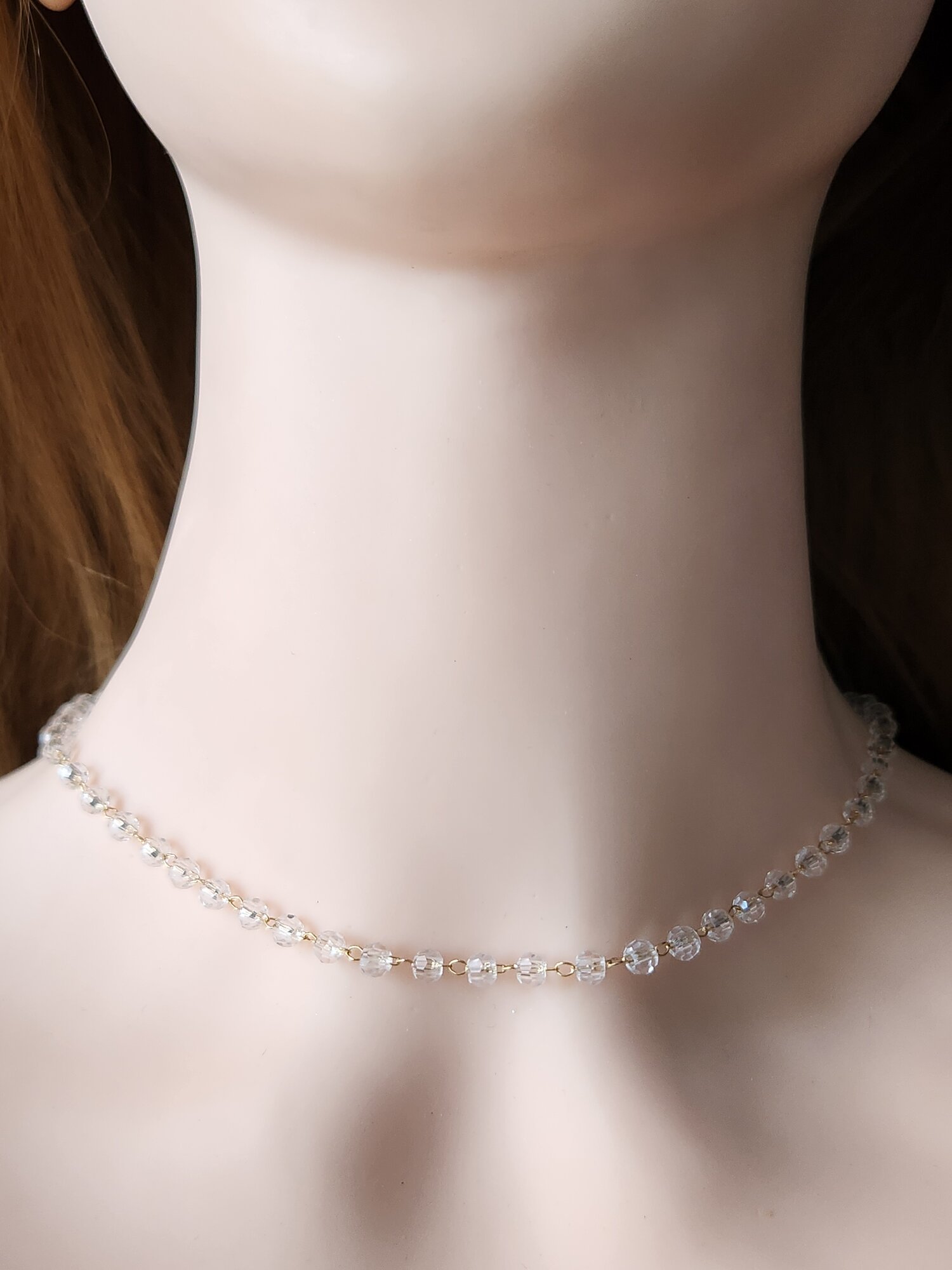 Чокер, стекло