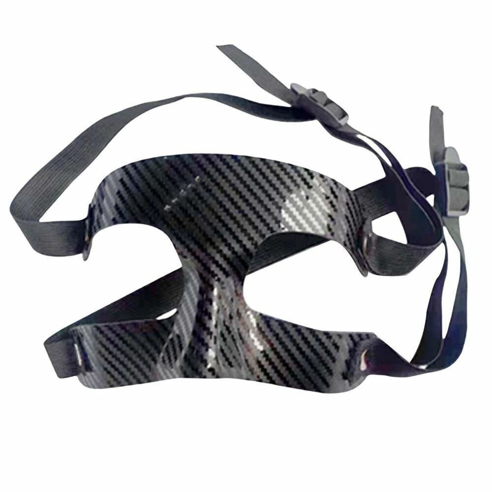 Эластичная защитная маска для лица из ПВХ, спортивная маска для носа и скул, регулируемая защита от ударов и царапин