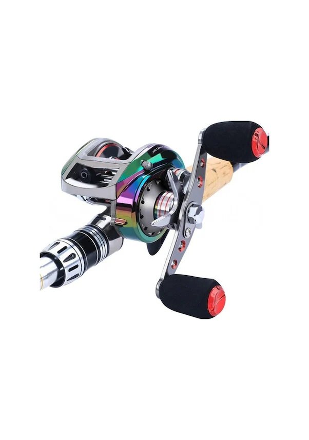 Катушка для мультипликаторной приманки Blue Sougayilang 9+1bb 12+1bb 7.2:1 Low Profile Left-hand Reel