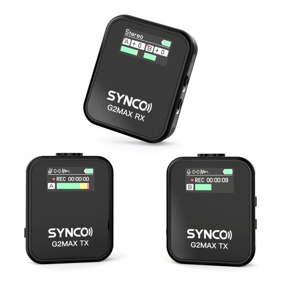 Беспроводная микрофонная система Synco G2A2 MAX 2,4 ГГц (2 передатчика с памятью)