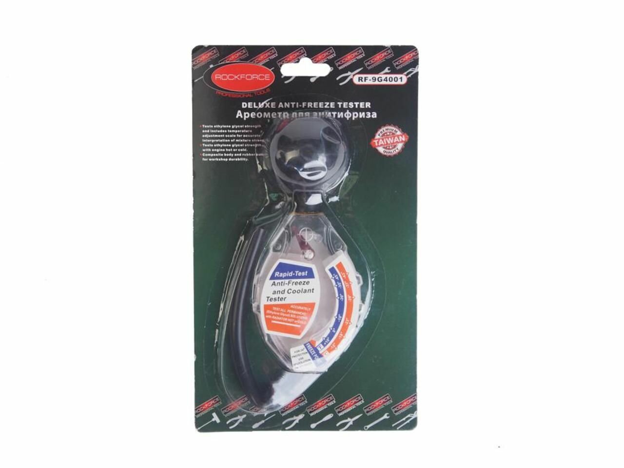Ареометр универсальный для электролита аккумулятора автомобиля, измеритель плотности, арт RF9G4001 ROCKFORCE