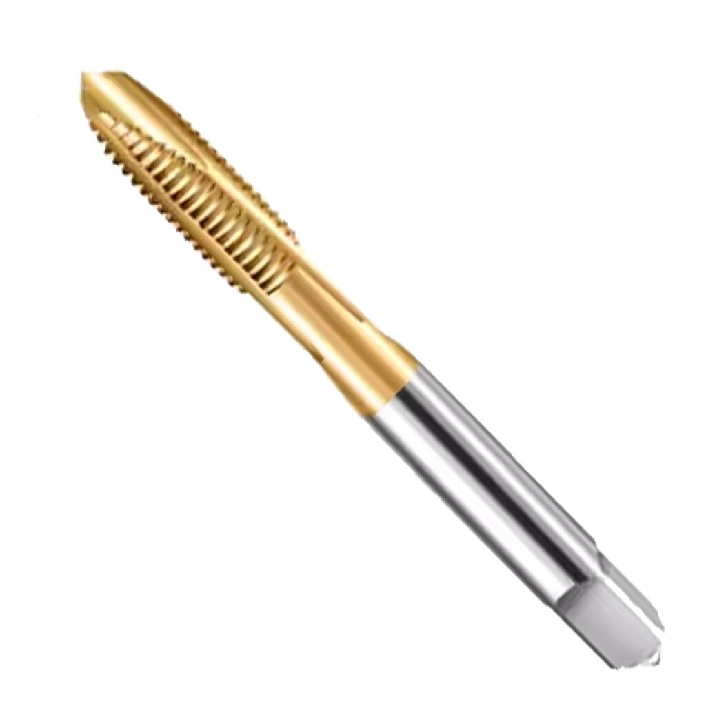 Метчики для станков с титановым покрытием, метчики со спиральным наконечником, метчики из проволоки из нержавеющей стали, сверла для нарезания резьбы-наконечник M5x0.8