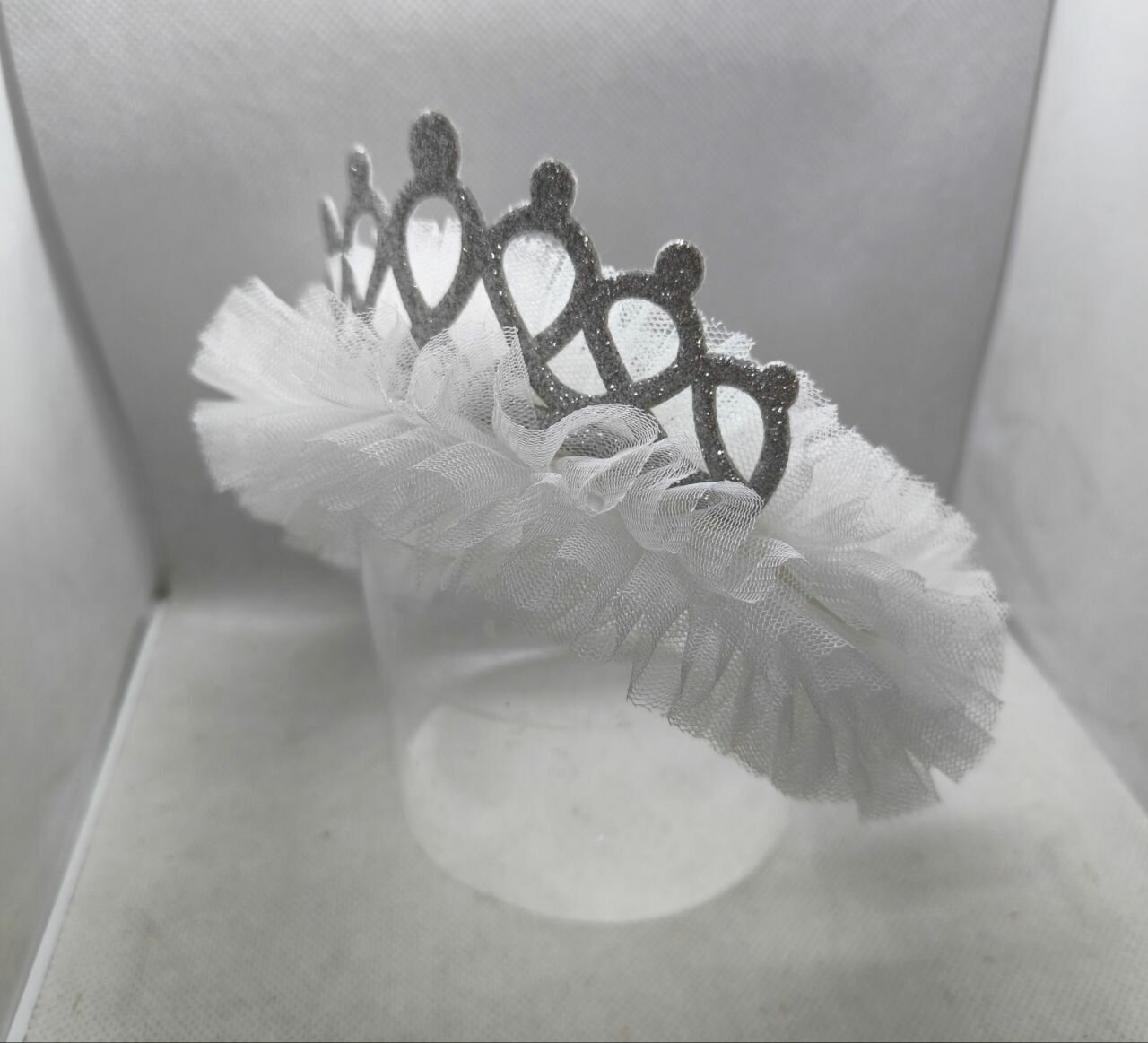 "Корона для принцессы"/серебристая/. На ободке.