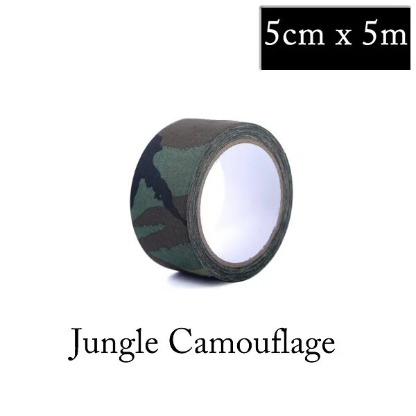 Камуфляжная самоклеящаяся лента ELESESAFE 5 см * 5 м Jungle