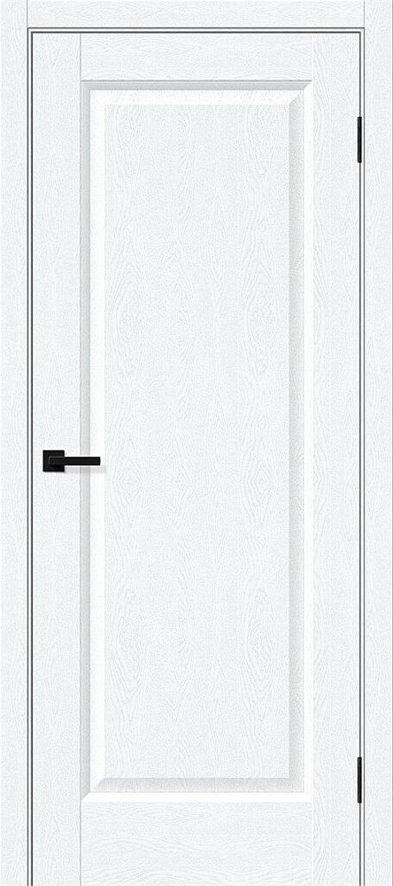 BRAVO Межкомнатная дверь 200*70, Неоклассик-30, White Silkwood , ПЭТ 200*70 White Silkwood