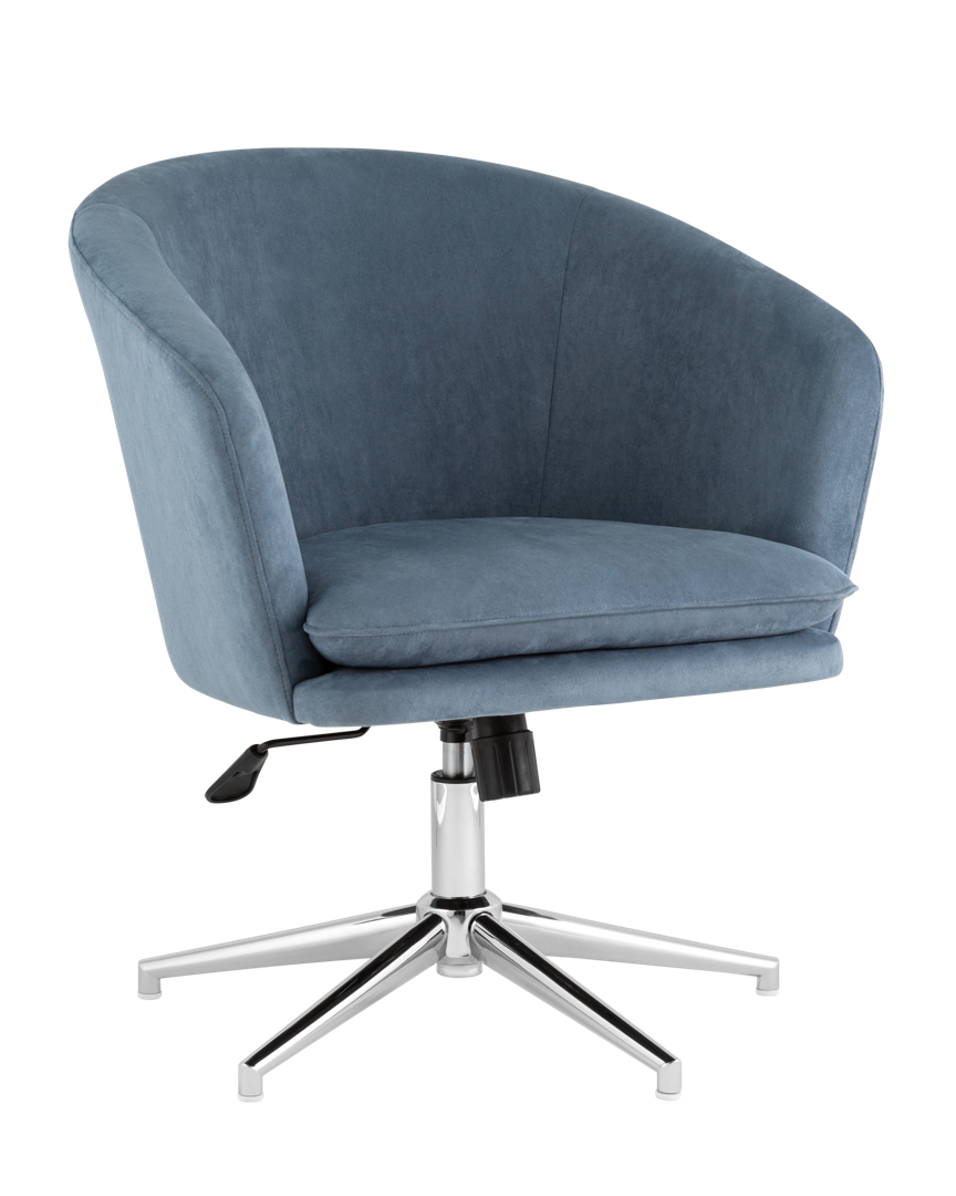 Кресло Stool Group Кресло Харис регулируемое замша синий NC арт. УТ000038901