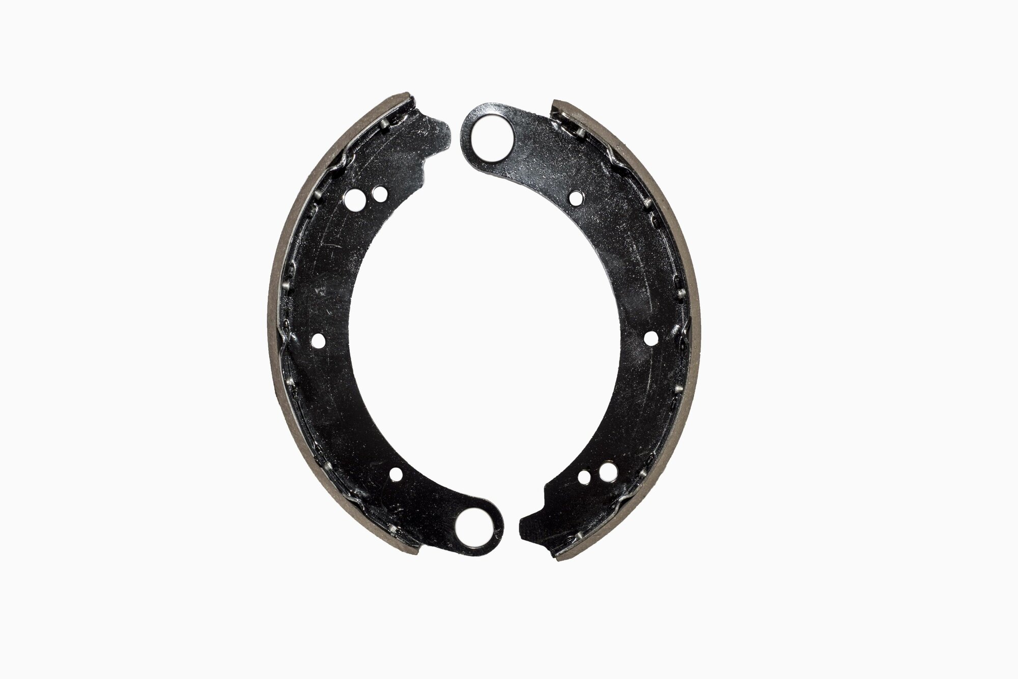 Колодка передняя УАЗ с тормозами барабанного типа (клепаная)