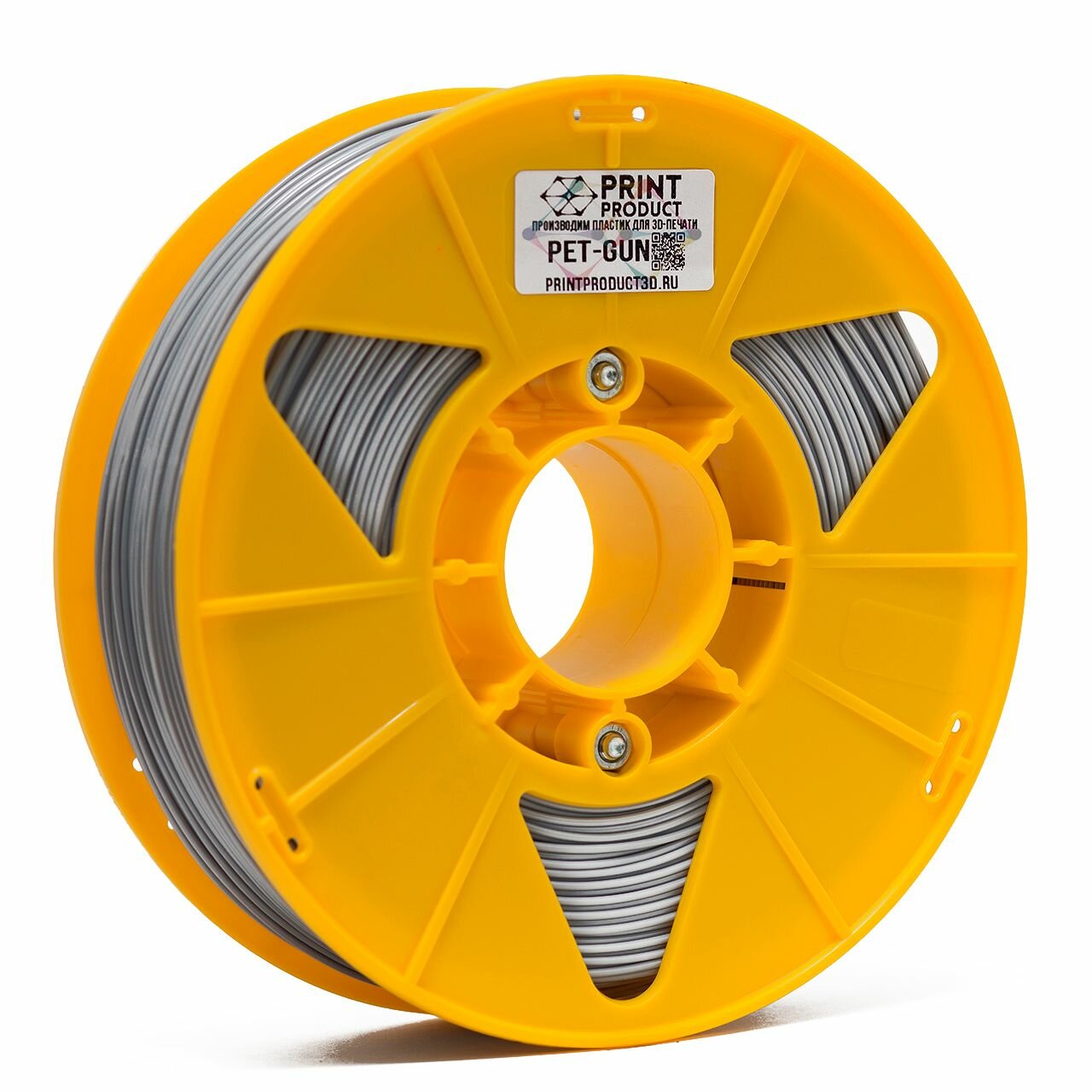 PET-GUN Алюминий, 500 гр, 1.75 мм, пластик PrintProduct для 3D-принтера