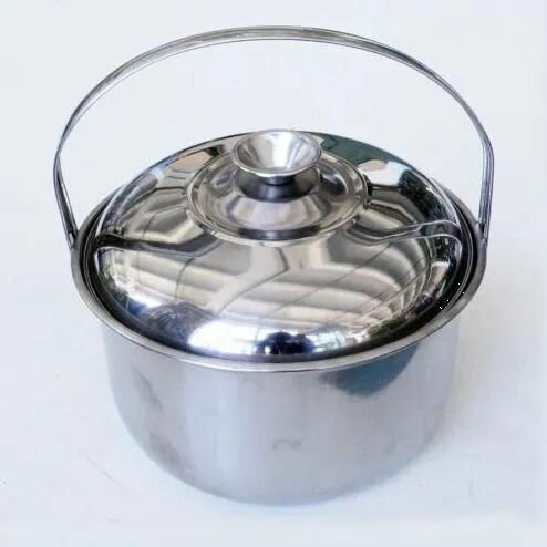 Котелок походный люкс, с крышкой, нержавеющая сталь