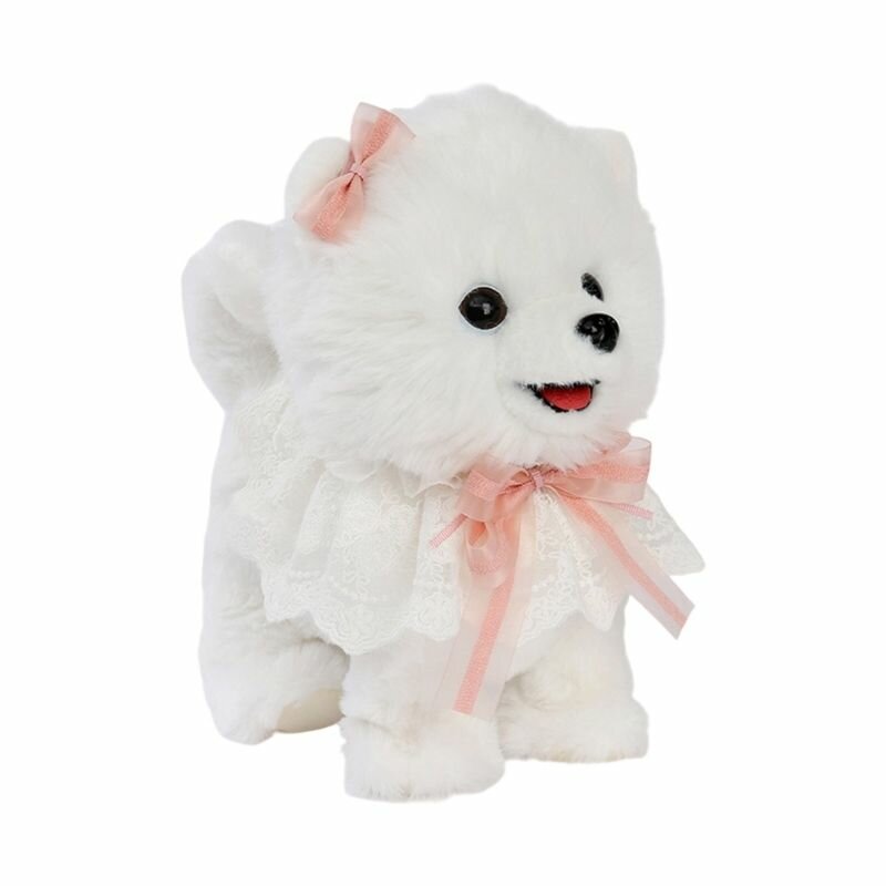 Детская имитационная кукла-собака, способная ходить и лаять, электрическая кукла-Бай Фумэй