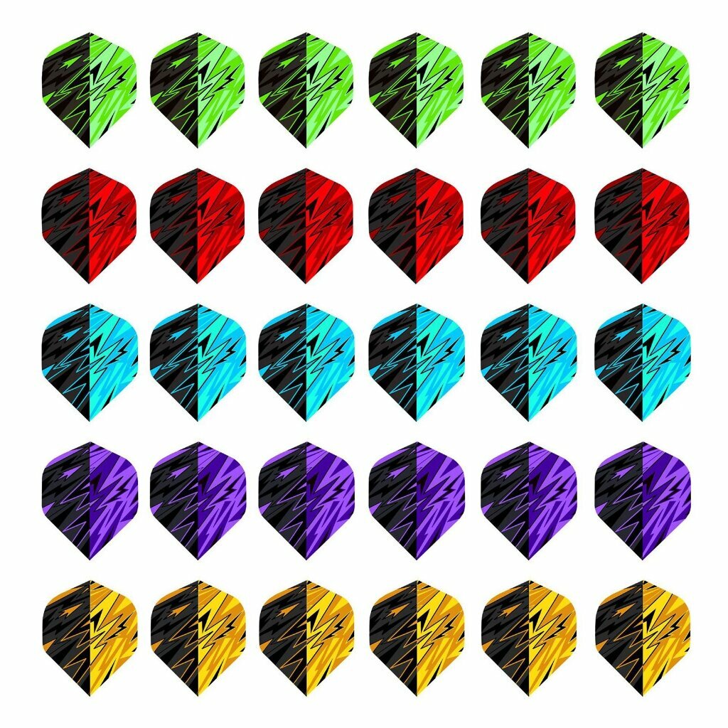 Набор из 30 Стандартных Дротиков Для Игры в Дартс, Сменное Хвостовое Крыло Для домашних животных, Идеальные Аксессуары И Набор Снаряжения для Игры в Дартс