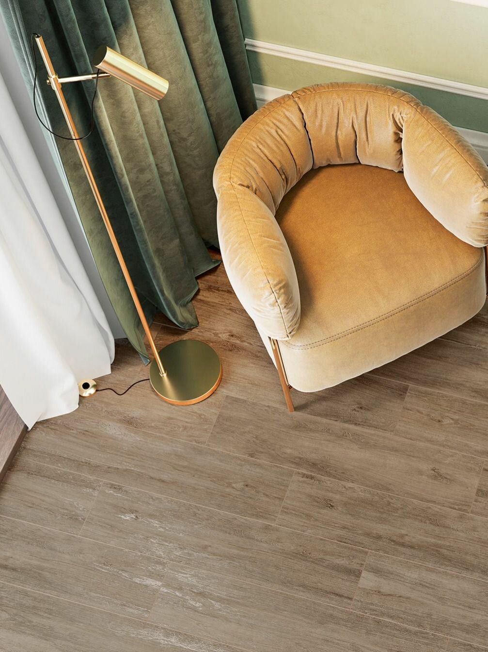 Керамогранит под дерево ALMA CERAMICA MILTON GFA2090MLT48R матовый 200x900