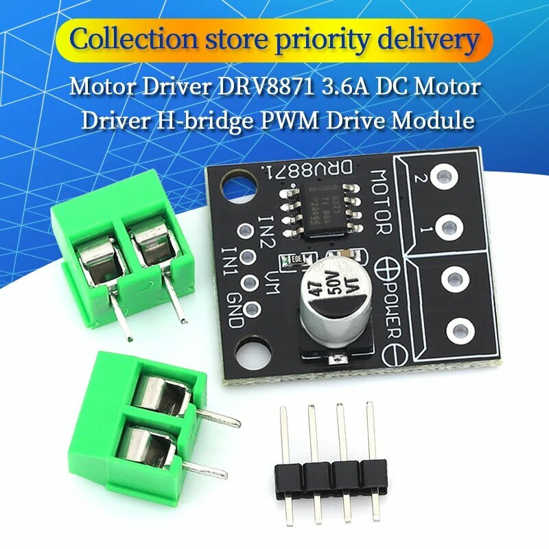 Модуль драйвера двигателя постоянного тока Liludin DRV8871, 5 Pcs