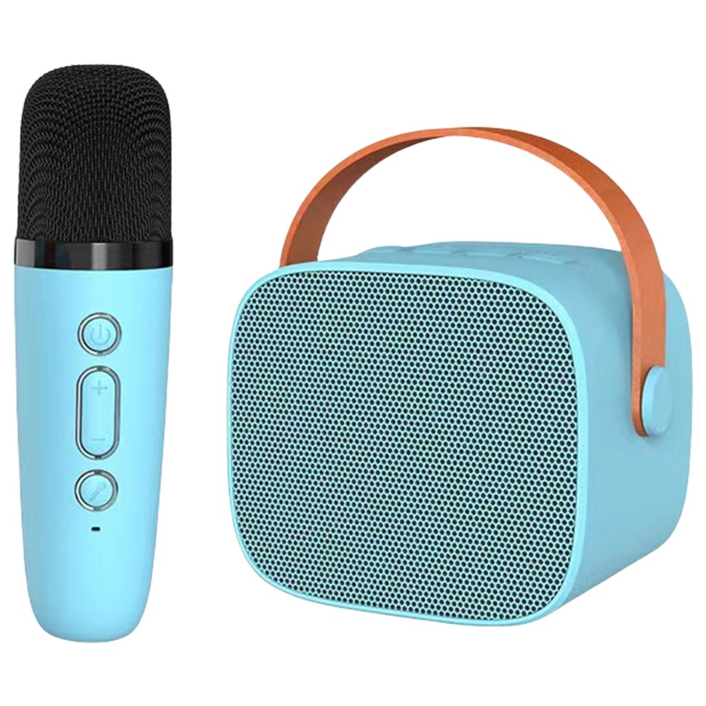 Мини-беспроводной микрофон P2, встроенный аудиомикрофон Bluetooth-Синий-одиночный микрофон