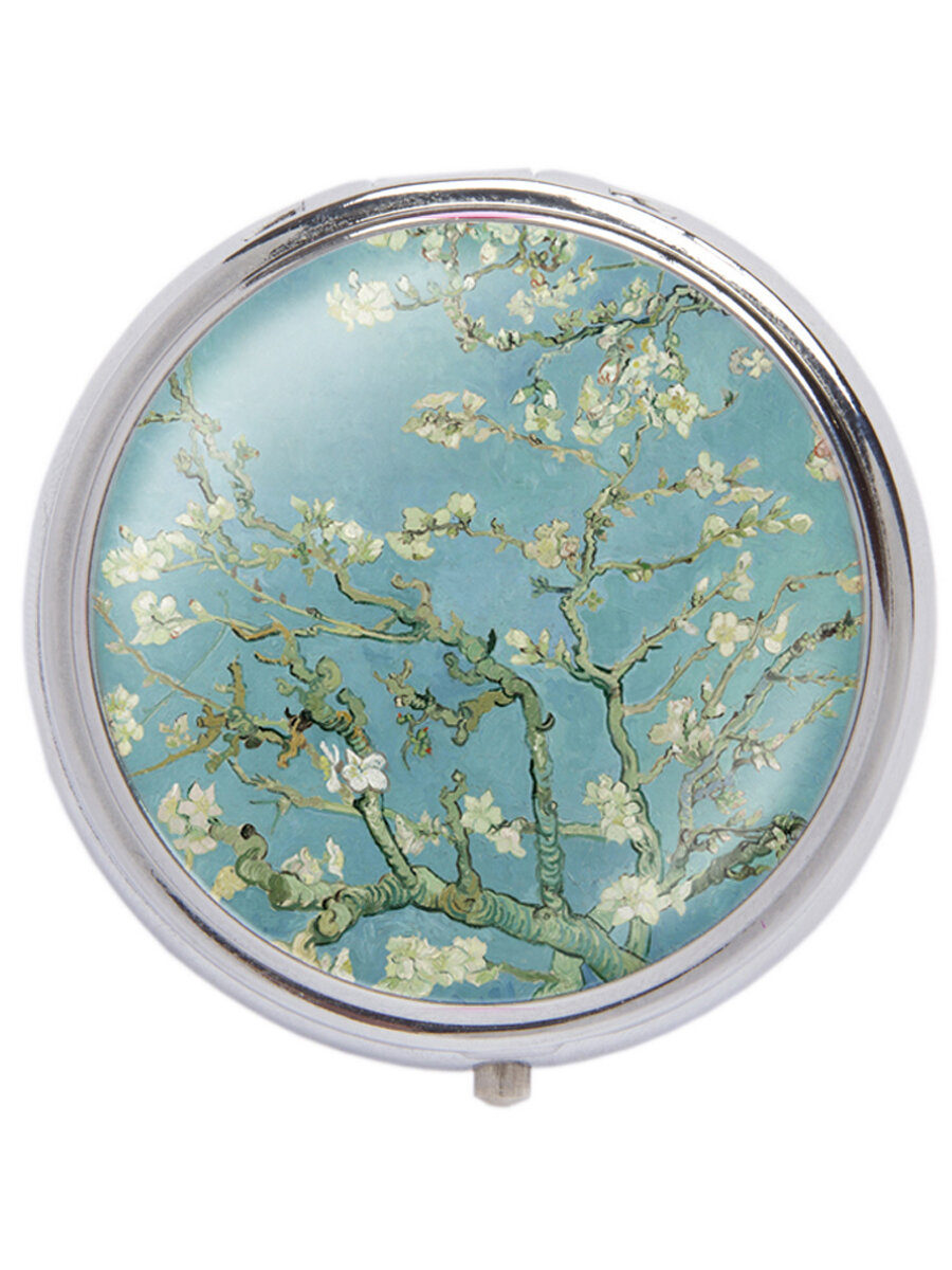 Таблетница "Цветущие ветки миндаля Ван Гог" TINA BOLOTINA, металл