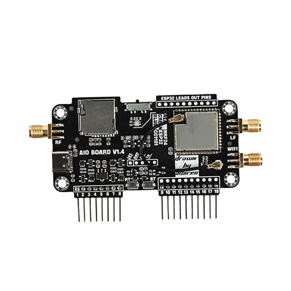 Многофункциональная расширительная плата для Flipper Zero - универсальный модуль с поддержкой NFC/RFID/Sub-GHz, совместимость со всеми версиями