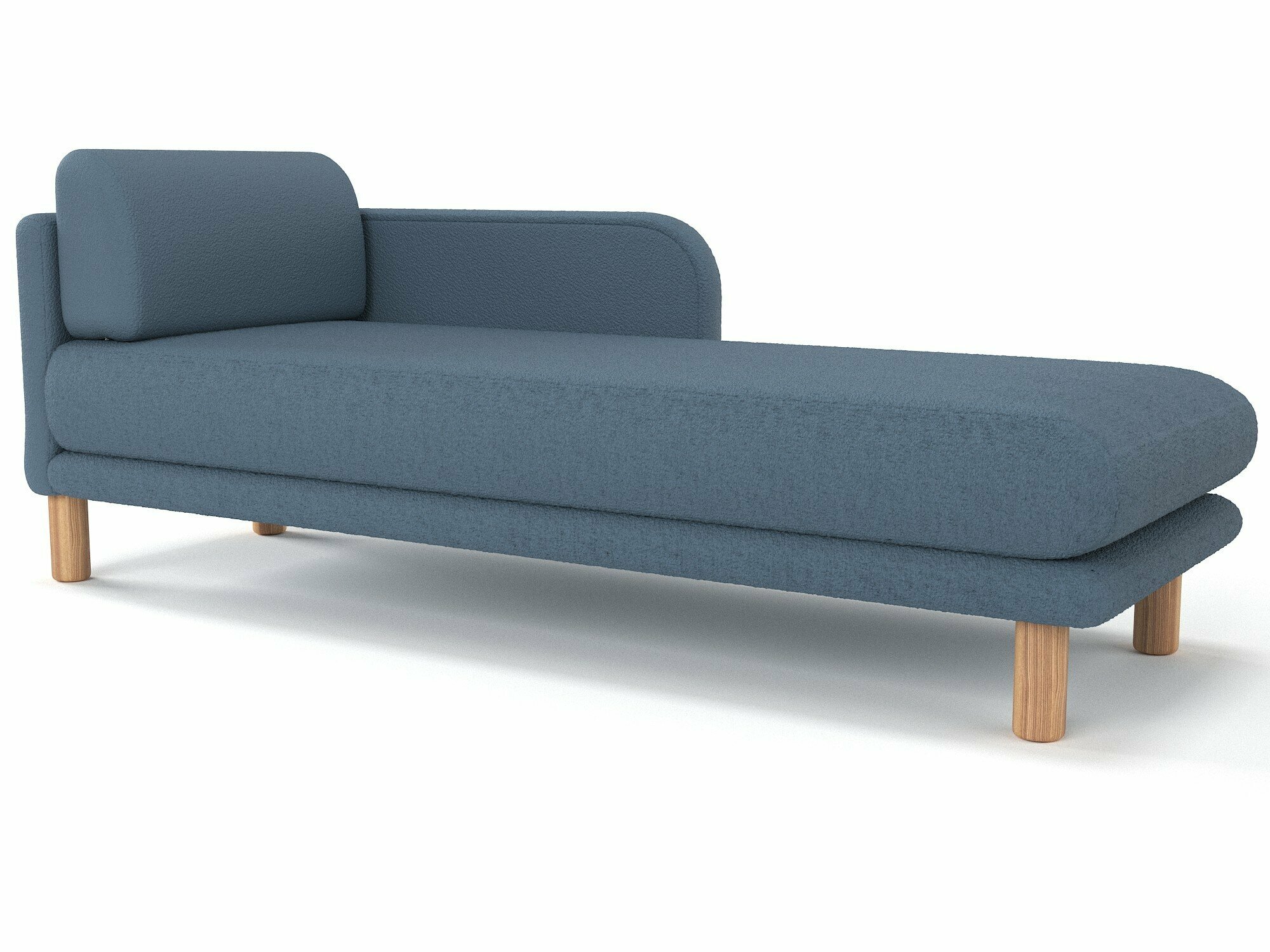 Кровать-тахта Элемент Blue левый, диван софа, мягкая, на кухню, на дачу, в комнату