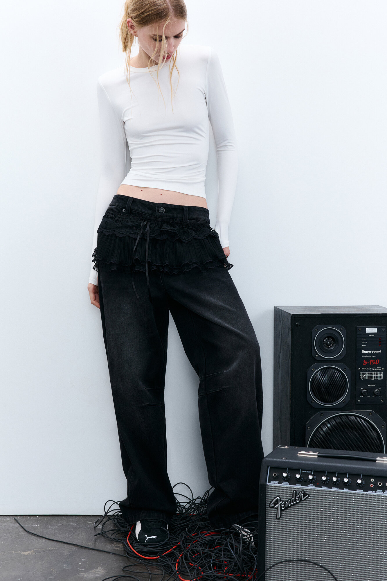 Джинсы карго 