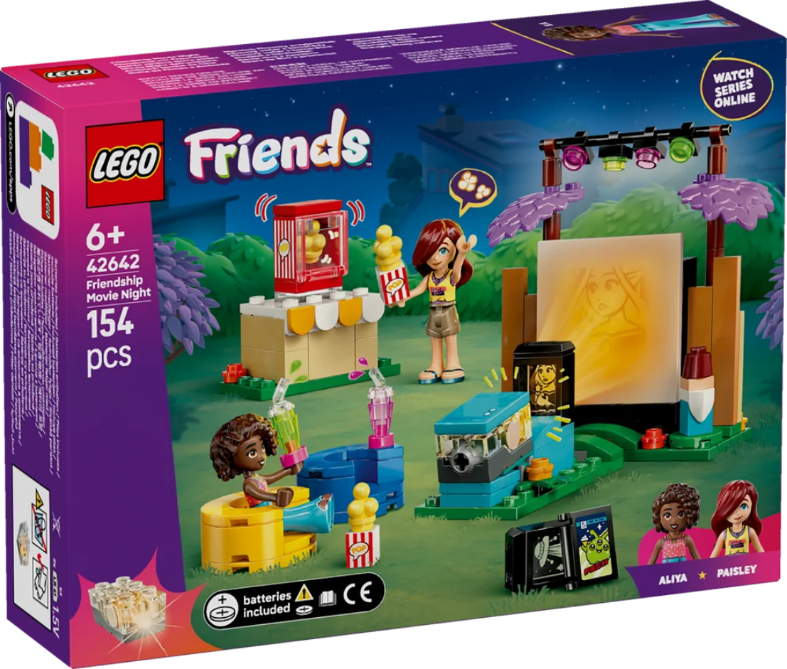 Конструктор LEGO Friends 42642 "Вечер фильмов", пластик, 154 детали. NEW,