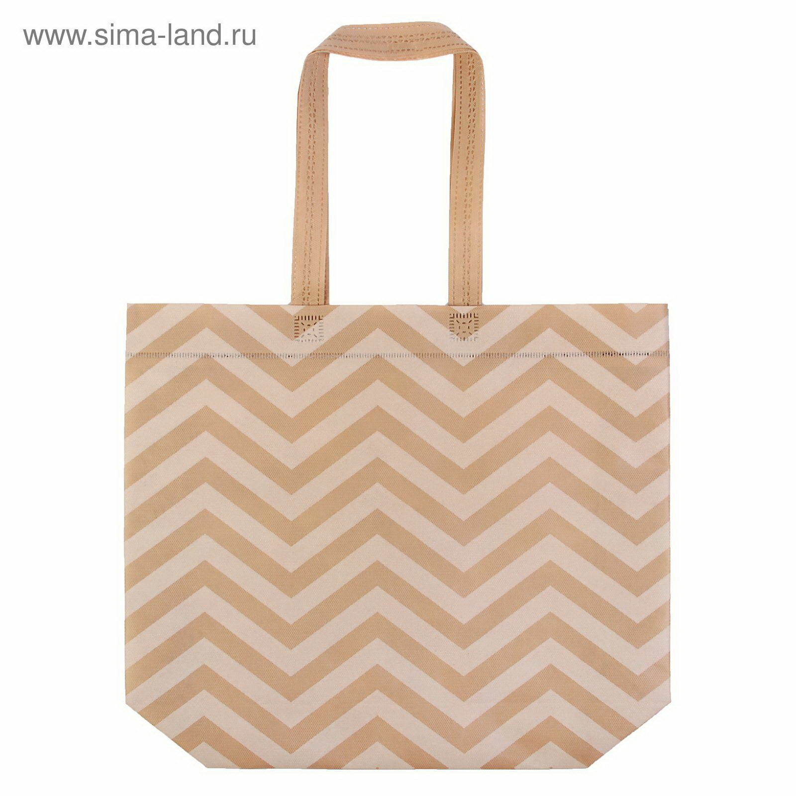 Пакет с петлевой ручкой "Эко", 30x42x5 см, зиг - заг, расширение: боковая складка, 10 шт.