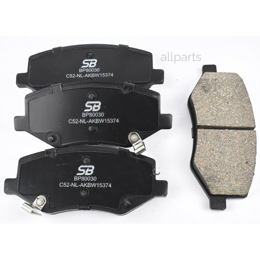 SB NAGAMOCHI BP80030 Колодки тормозные москвич 3 22-/JAC JS4 20- передние