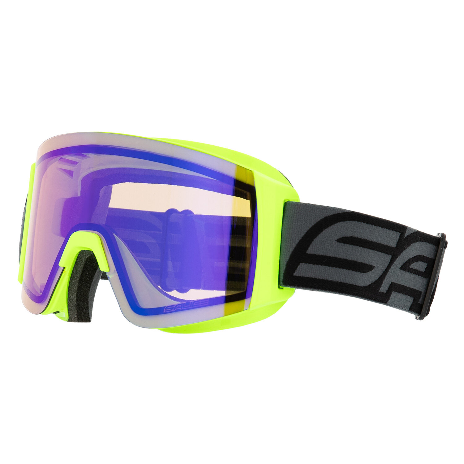 Маска горнолыжная Salice 105RWX Lime/DA RWX S1-S3